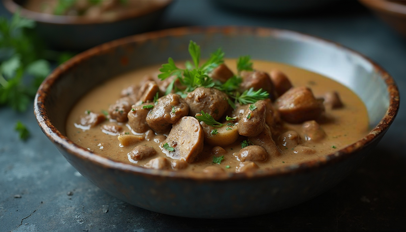 Gulash Bianco di Carne con Crema di Funghi - Le Ricette di Kuoko